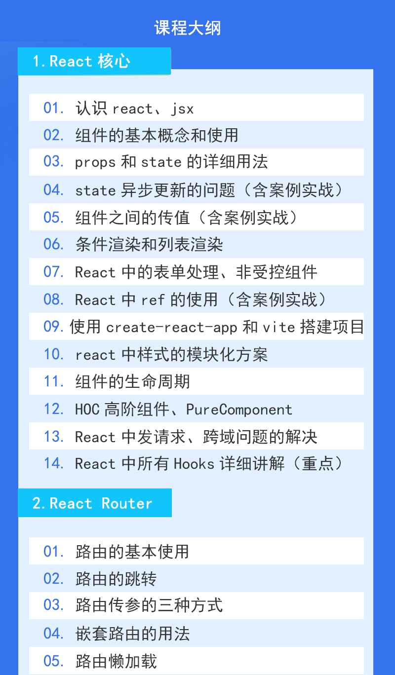 2025徐老师React18&19课程含项目实战_哔哩哔哩_bilibili