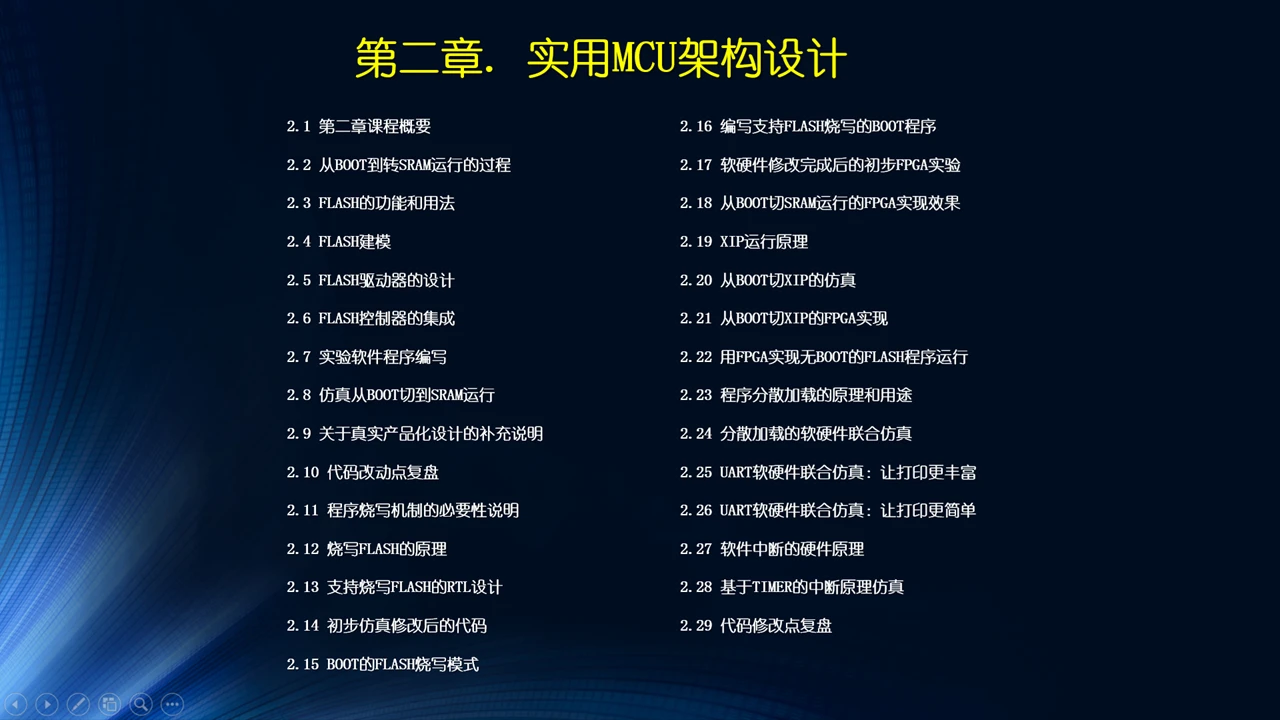 MCU芯片设计仿真及FPGA实验_哔哩哔哩_bilibili