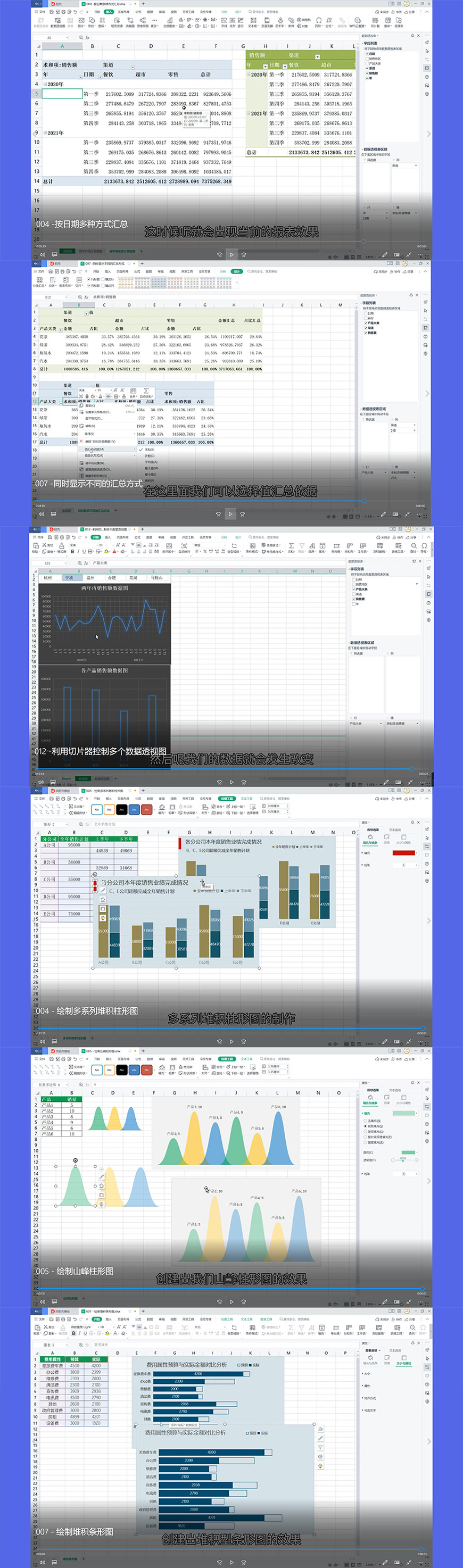 WPS表格Excel全套课程_哔哩哔哩_bilibili