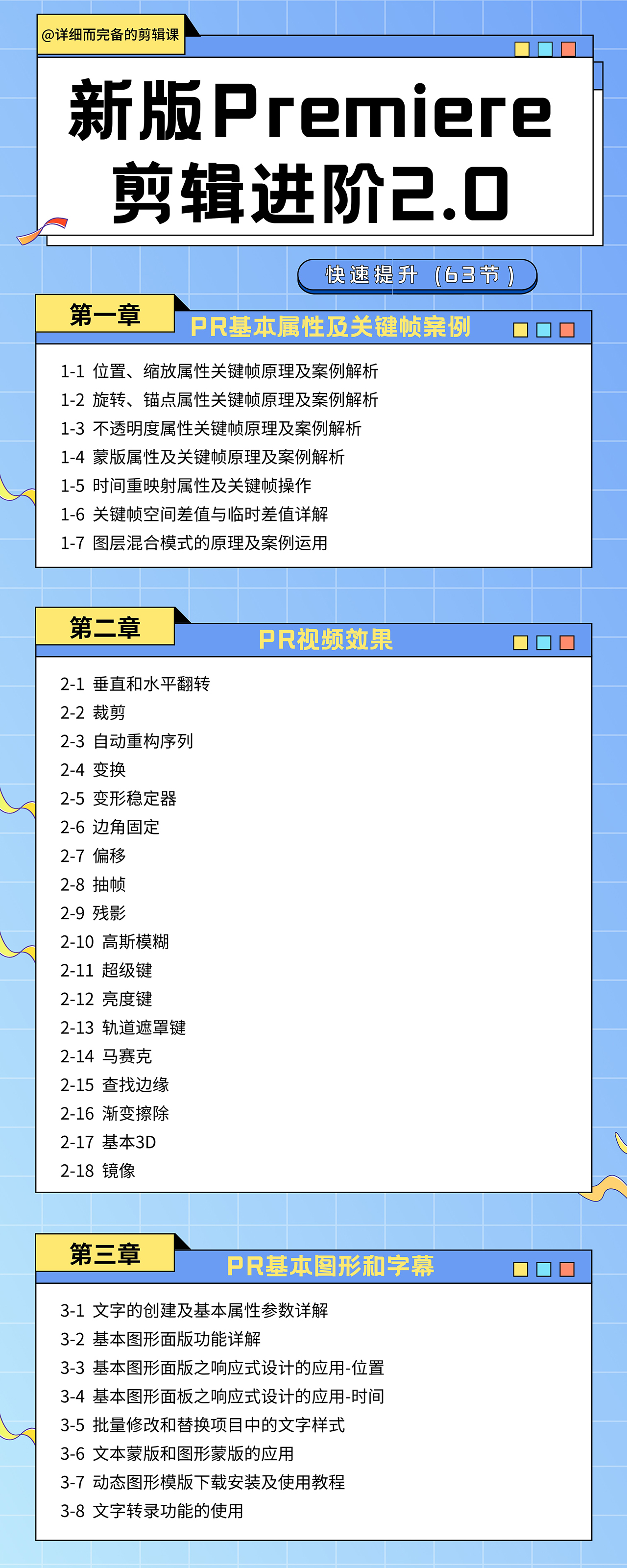 新版Premiere剪辑进阶2.0（Pr全能）_哔哩哔哩_bilibili