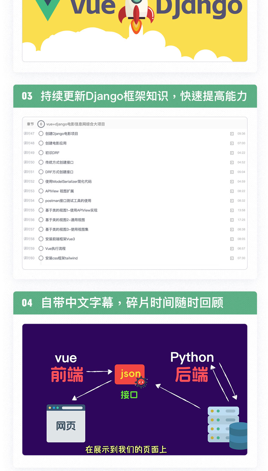 Django+Vue：PythonWeb全栈开发_哔哩哔哩_bilibili