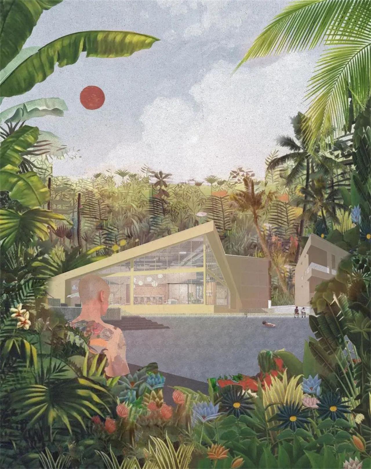 OMMX拼贴风效果图（国际事务所系列）_哔哩哔哩_bilibili