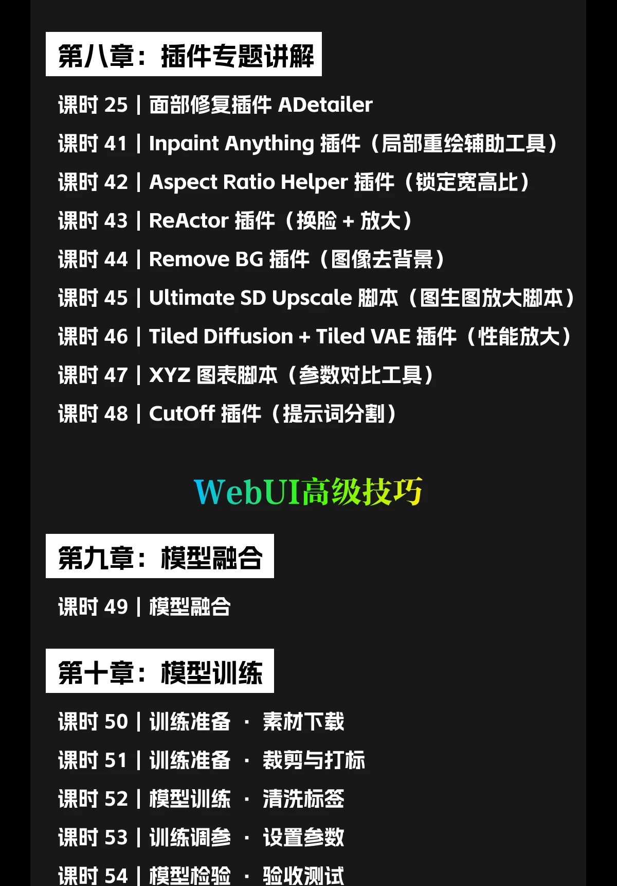 SD WebUI 高阶系统实战课_哔哩哔哩_bilibili