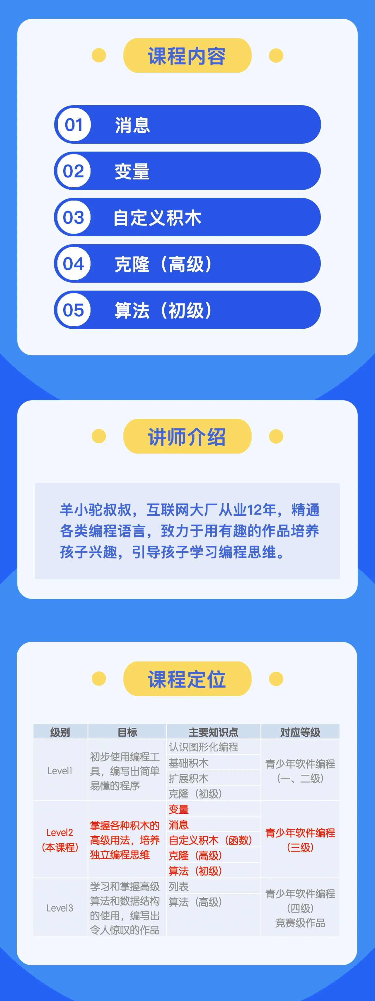 驼叔Scratch系列课程（Level2/中级）_哔哩哔哩_bilibili