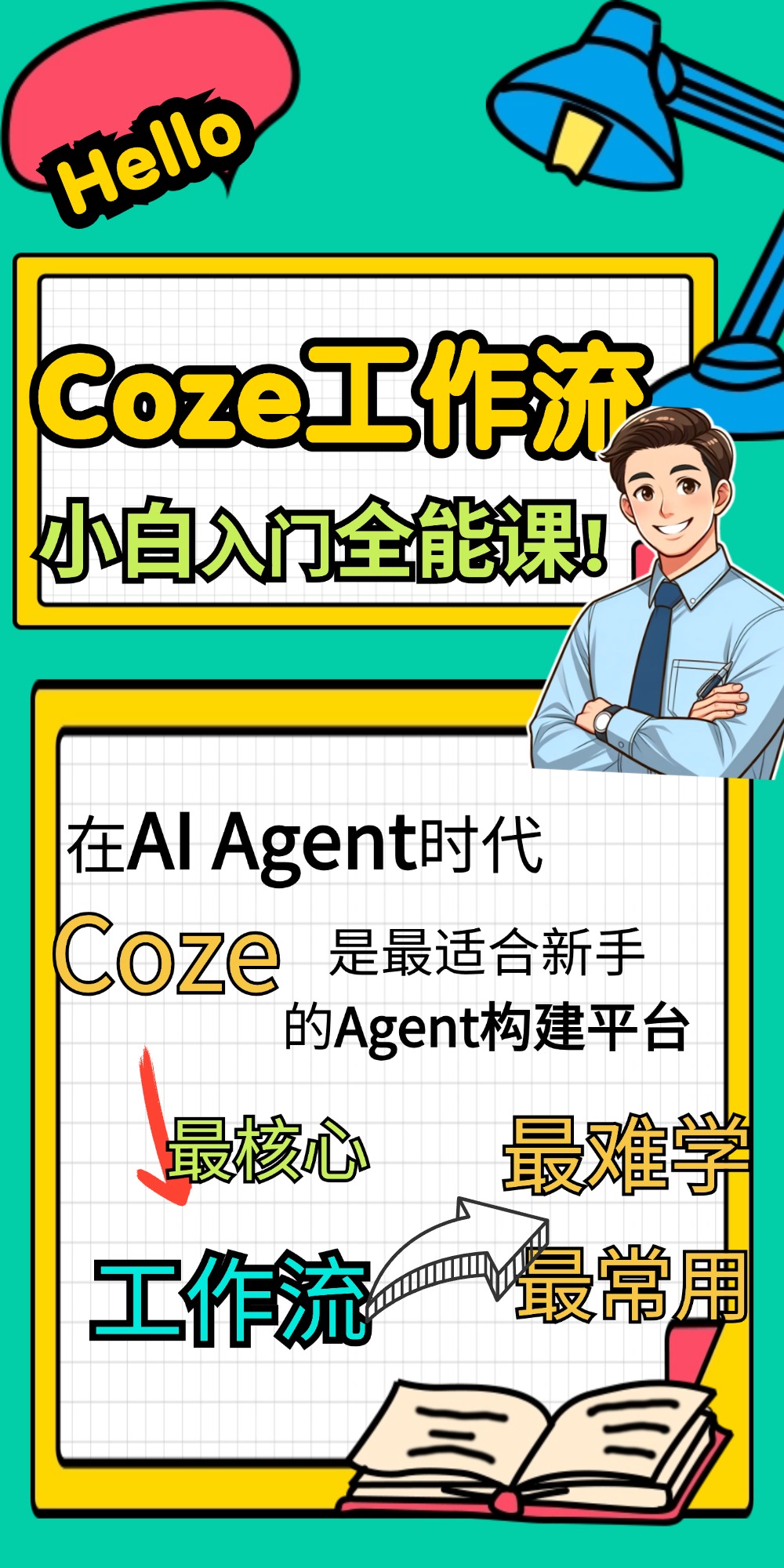 【一启-AI】从0开始入门Coze工作流_哔哩哔哩_bilibili