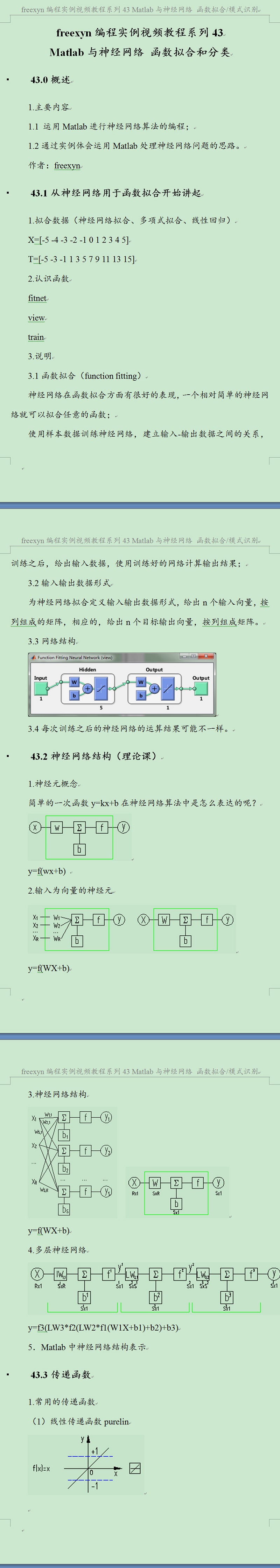 Freexyn43matlab神经网络入门起飞哔哩哔哩bilibili