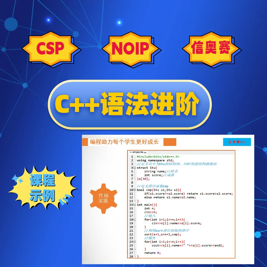 CSP/NOIP/信奥赛C++语法进阶_哔哩哔哩_bilibili