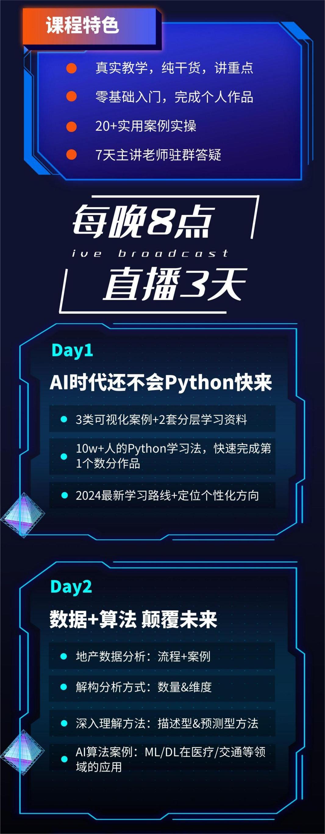 3天python数据分析人工智能（训练营）哔哩哔哩bilibili 