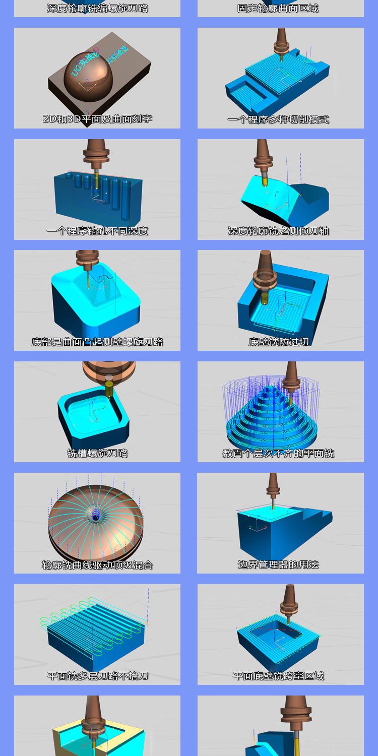 UG/NX数控编程视频课程UG编程经典刀路案例_哔哩哔哩_bilibili