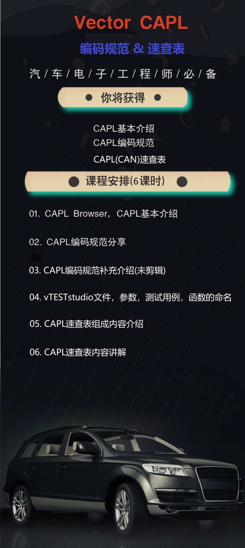Vector CAPL编码规范和CAPL速查表_哔哩哔哩_bilibili