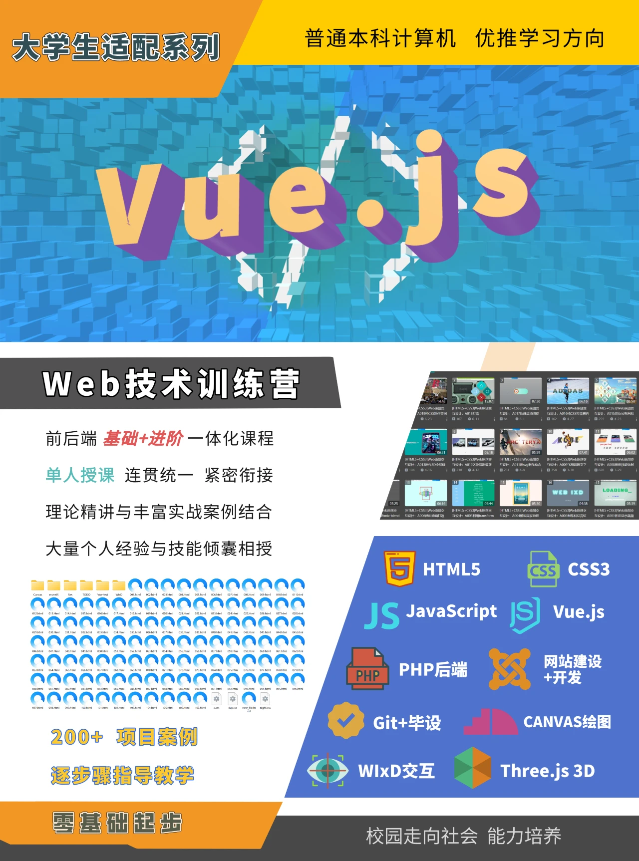 大学生Web技术训练营C：Vue.js篇_哔哩哔哩_bilibili