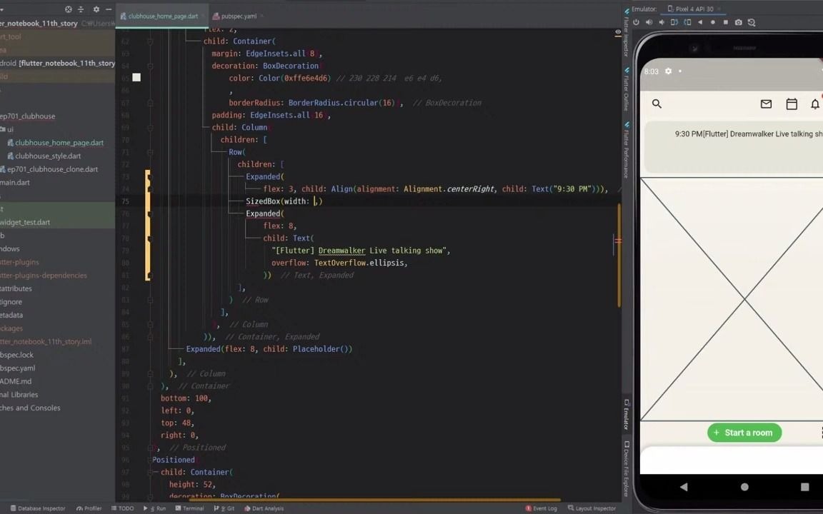 Flutter实战之（Clubhouse App第3部分）_哔哩哔哩_bilibili
