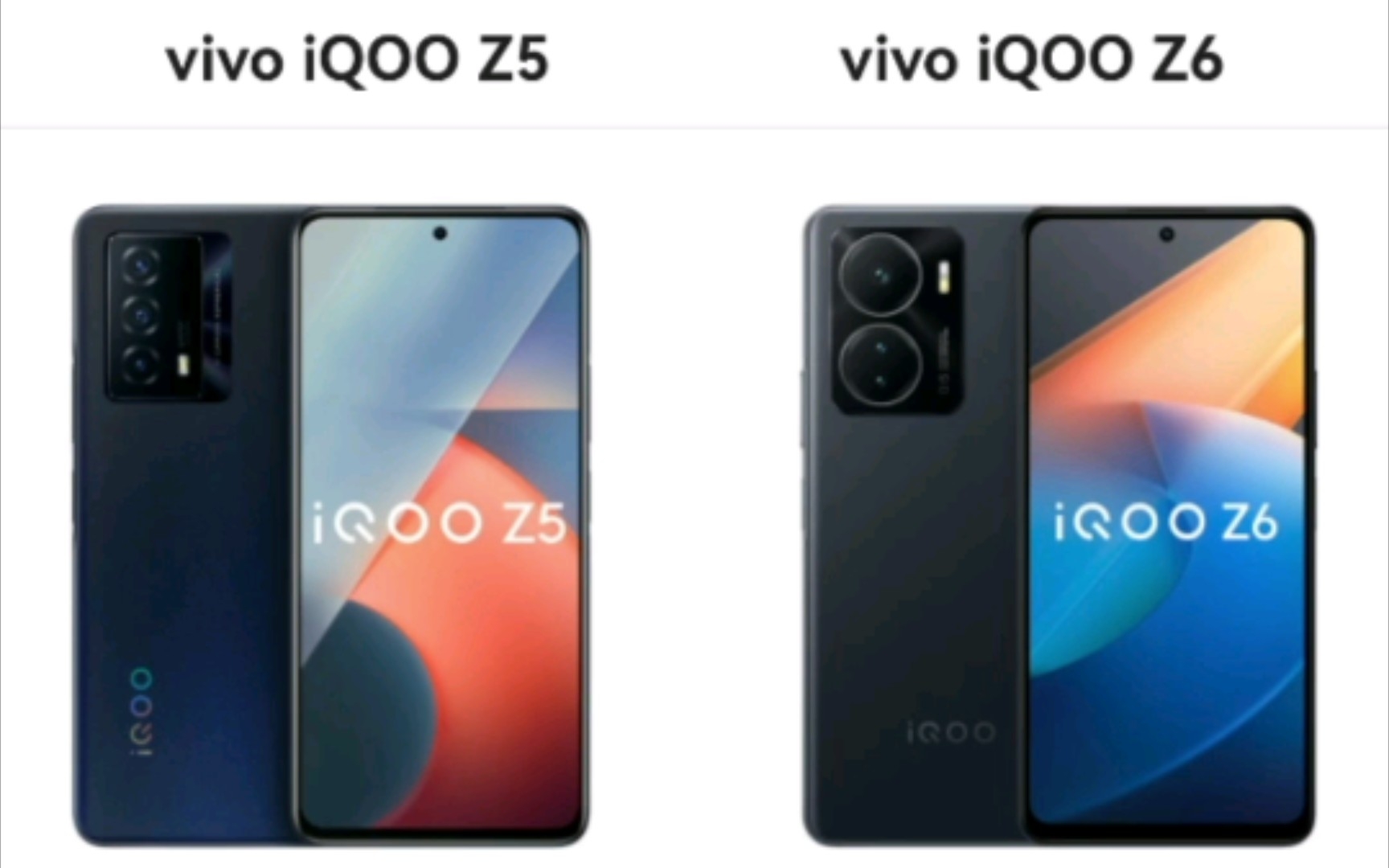 IQOO Z6对比IQOO Z5 套娃与否？性价比还是可以的_哔哩哔哩_bilibili