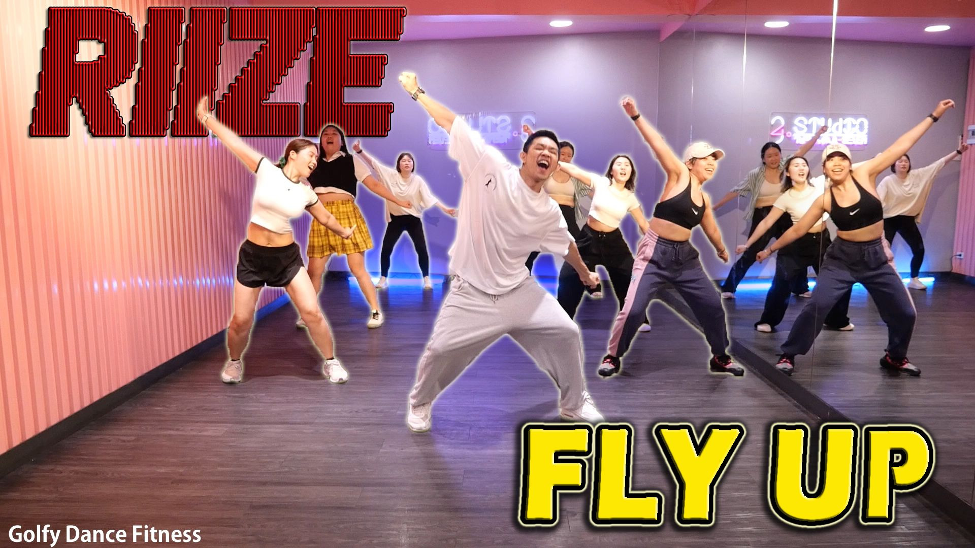 [KPOP] RIIZE - Fly Up | GolfyDance | Dance Fitness / Dance Workout-GolfyDance-GolfyDance-哔哩哔哩视频
