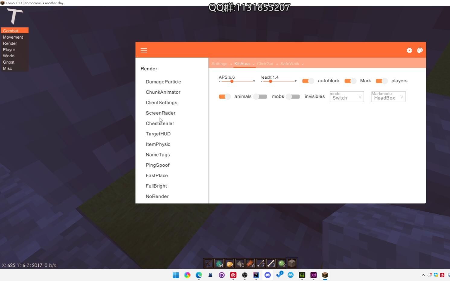 Tomo客户端Material风格clickgui?(design&code)免费获取旧版clickgui_哔哩哔哩bilibili_我的世界