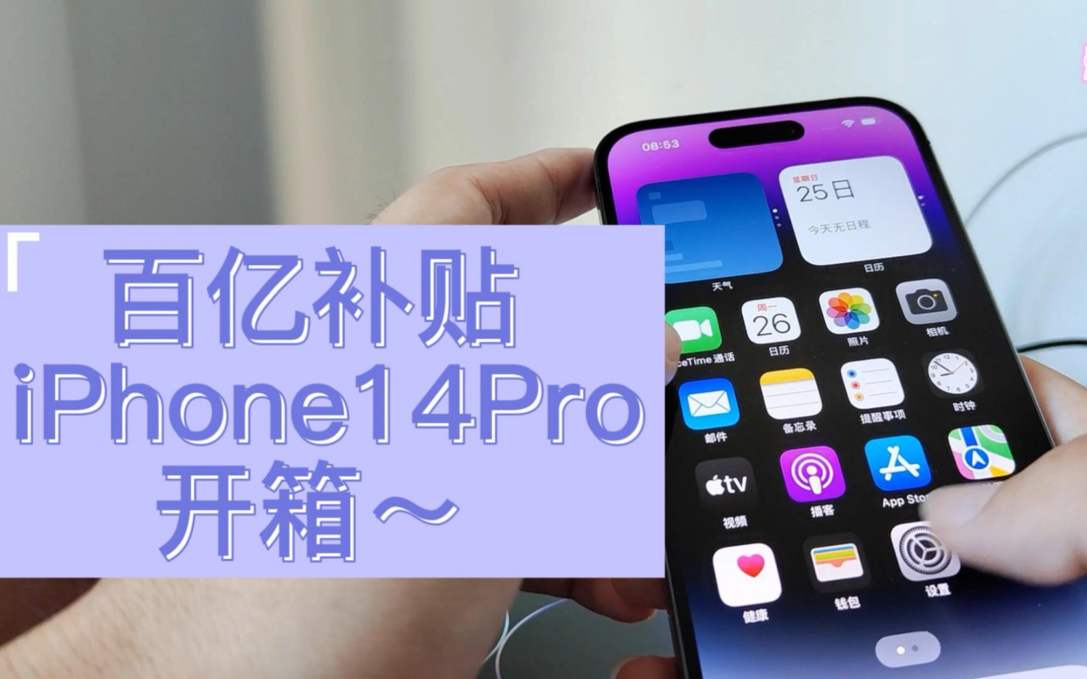 某多 百亿补贴 iPhone14Pro开箱～ 翻车了吗_哔哩哔哩_bilibili