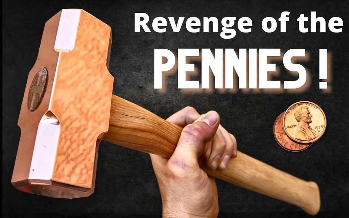 [Robinson Foundry] 制作坚固的铜锤锤 - 锤子时间！_哔哩哔哩_bilibili