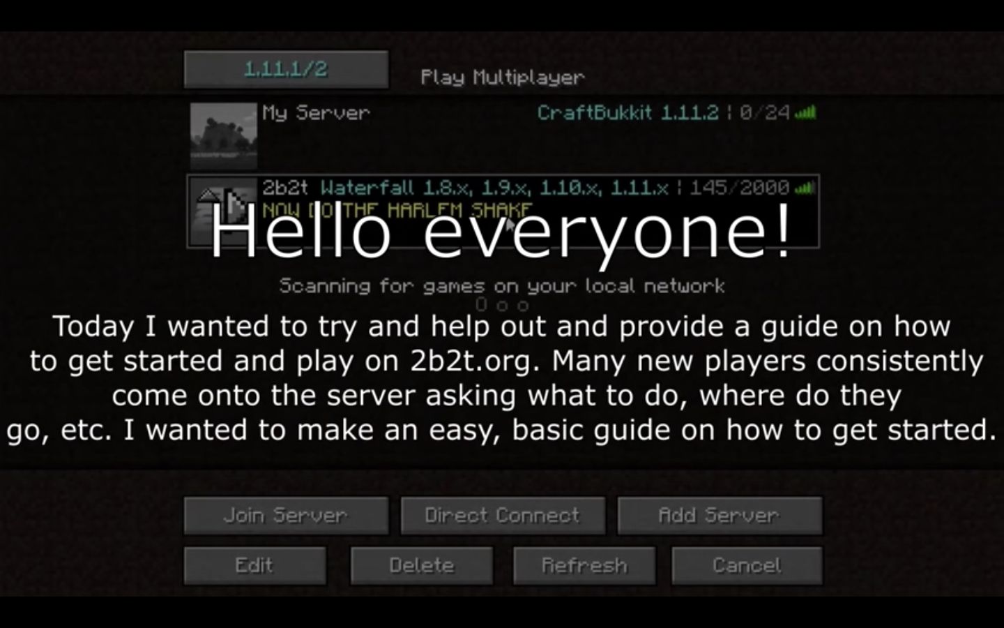 【Minecraft 2B2T】服务器新手入门攻略_哔哩哔哩_bilibili