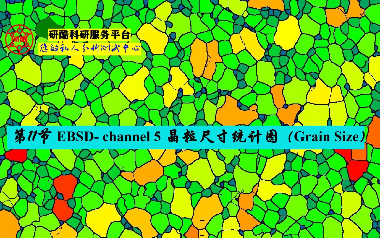 第11节 EBSD- channel 5 晶粒尺寸统计图（Grain Size）_哔哩哔哩_bilibili