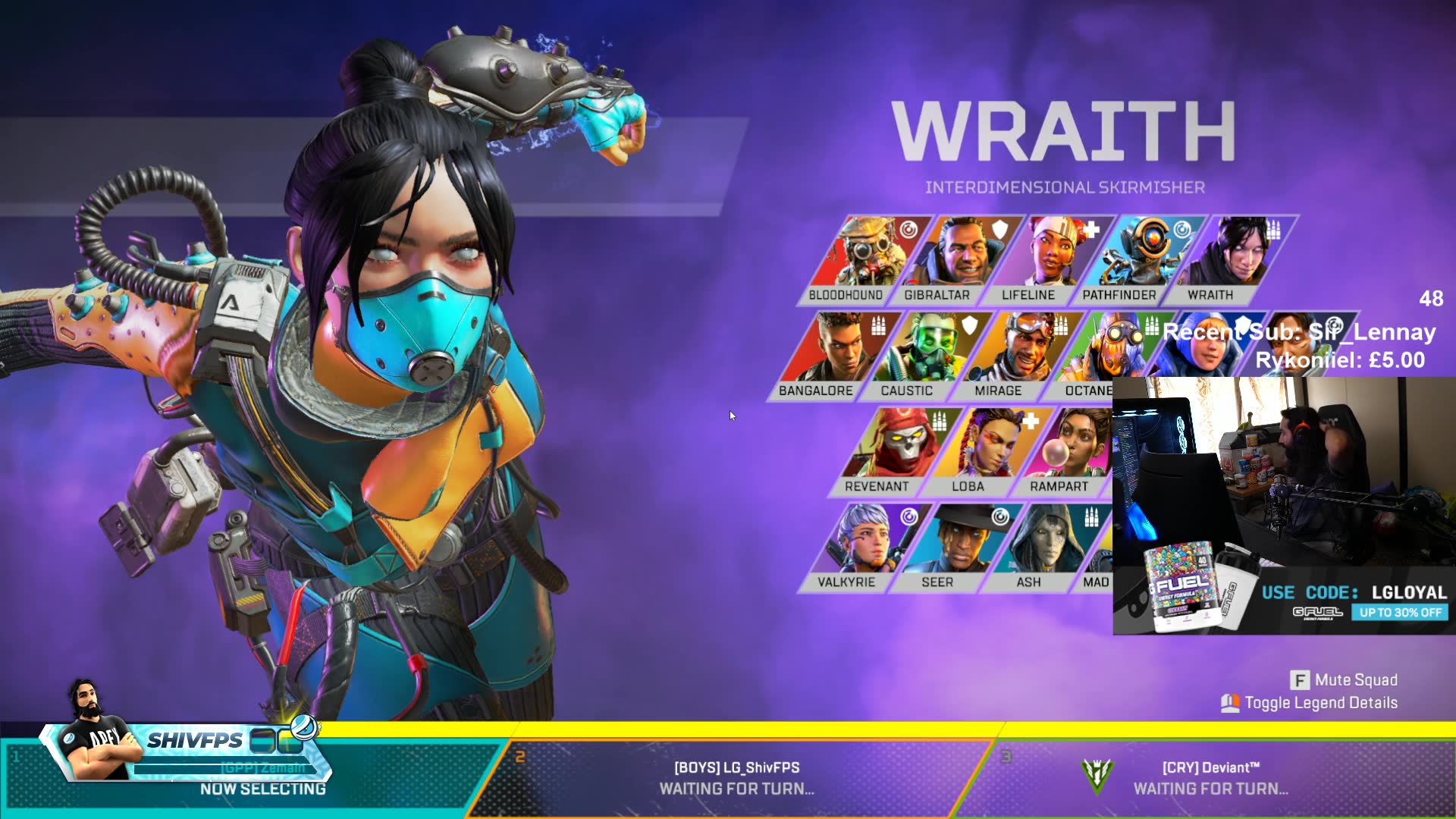 ShivFPS 2022.06.17直播录像_哔哩哔哩bilibili_APEX英雄