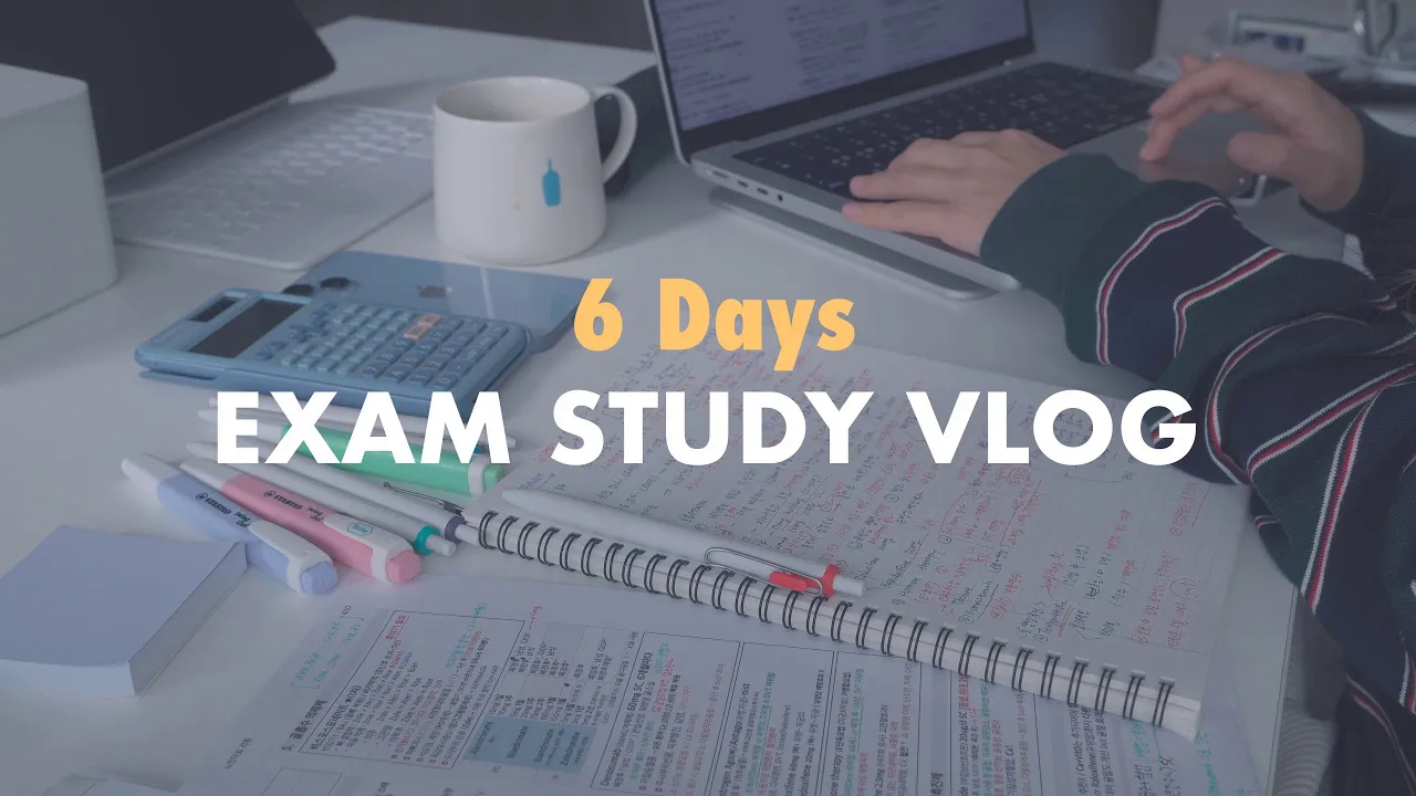 STUDY VLOG｜Okisvlog｜英日字幕｜留学生一周💛考试学习｜🥣a week in my life at college-xi不苦不苦不酷-Vlog-哔哩哔哩视频