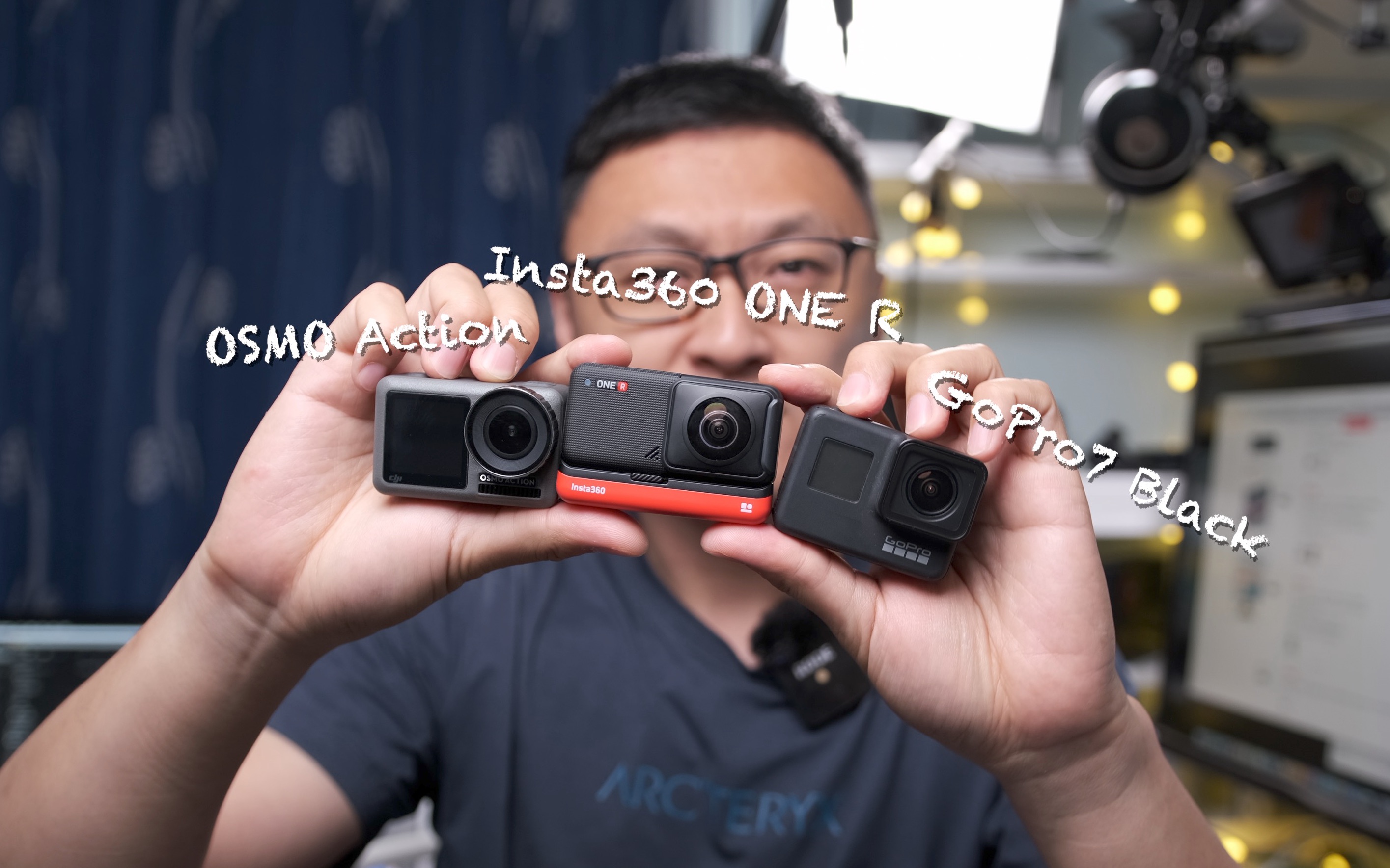 【飞手评测】3款运动相机纯主观评价，Gopro7，insta360ONER，OSMO Action_哔哩哔哩 (゜-゜)つロ 干杯~-bilibili