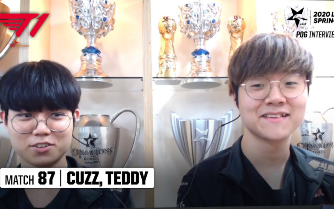 【中字】T1 vs AFS赛后MVP采访！Cuzz×Teddy！_哔哩哔哩_bilibili