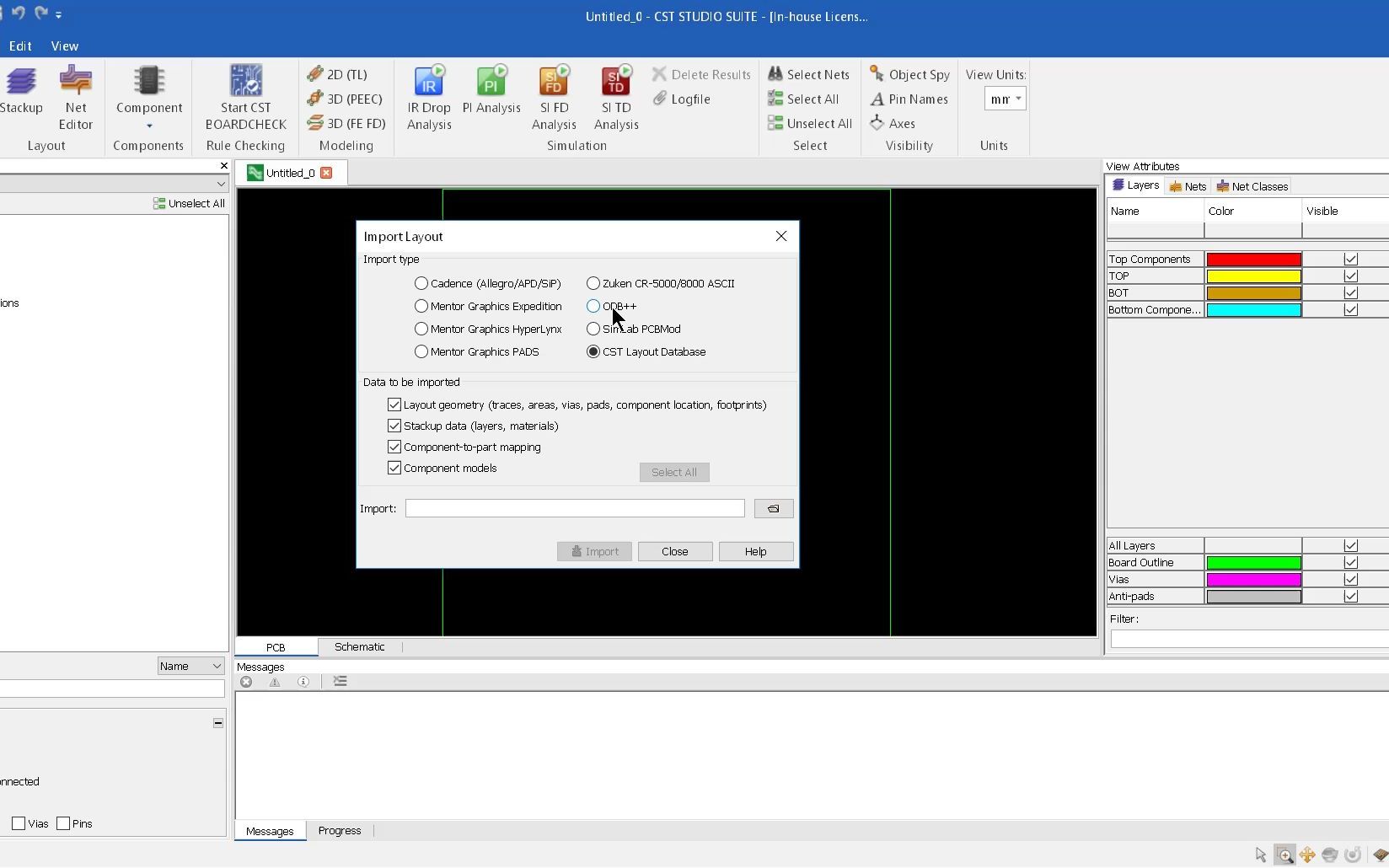 CST EDA零基础学习 4 --- PI电源完整性仿真_哔哩哔哩_bilibili