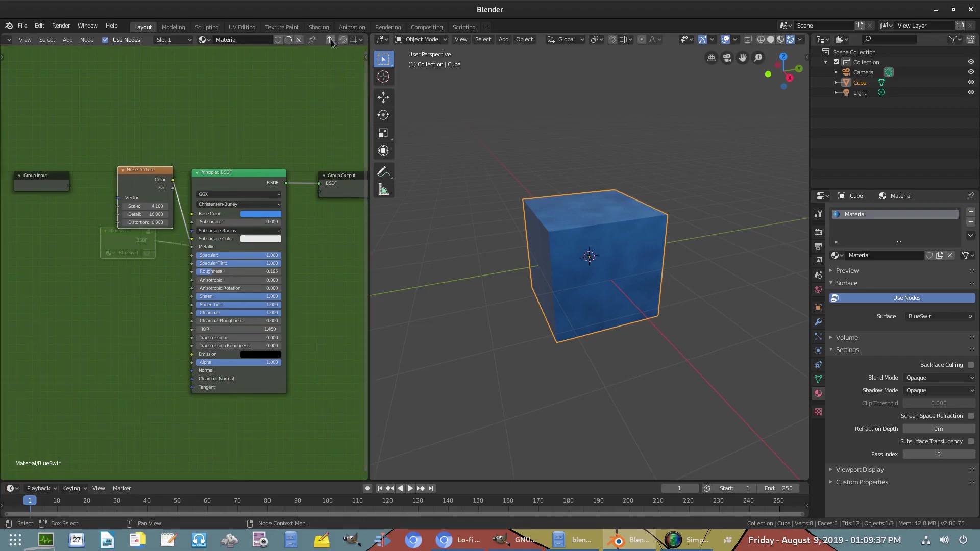 Blender 2.8 Eevee教程 - 如何保存材料节点树组【中文机翻】_哔哩哔哩_bilibili