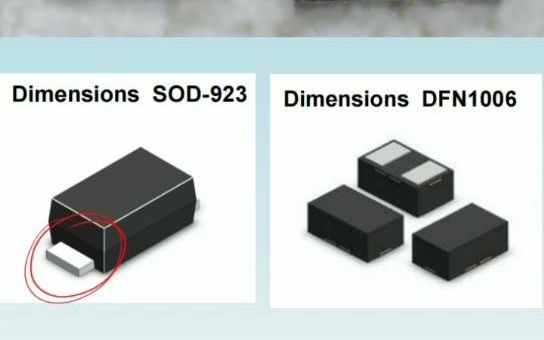 ESD二极管之封装SOD-923和DFN1006的区别解析