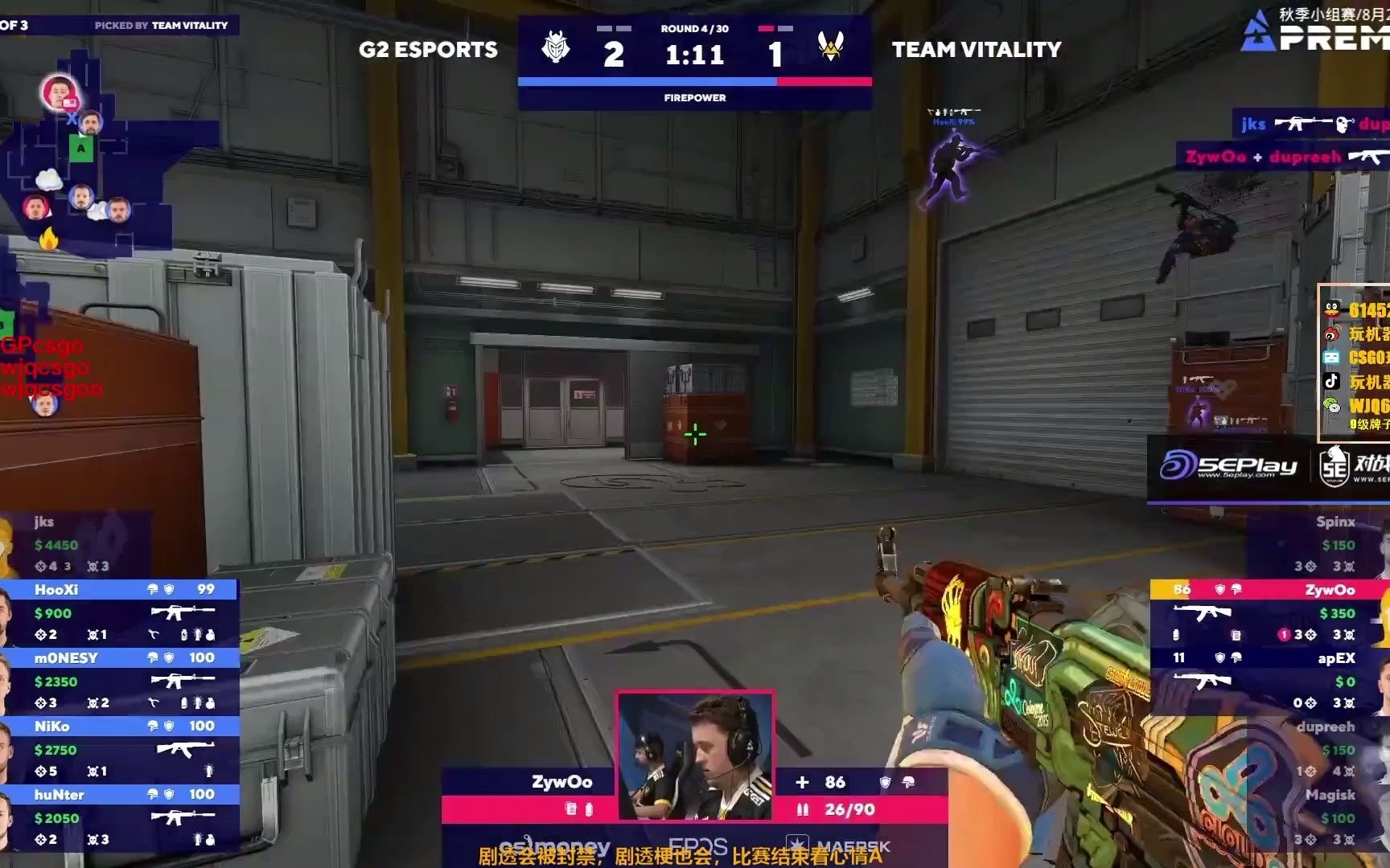 【BLAST G2 VS VITALITY】JKS!_精彩集锦