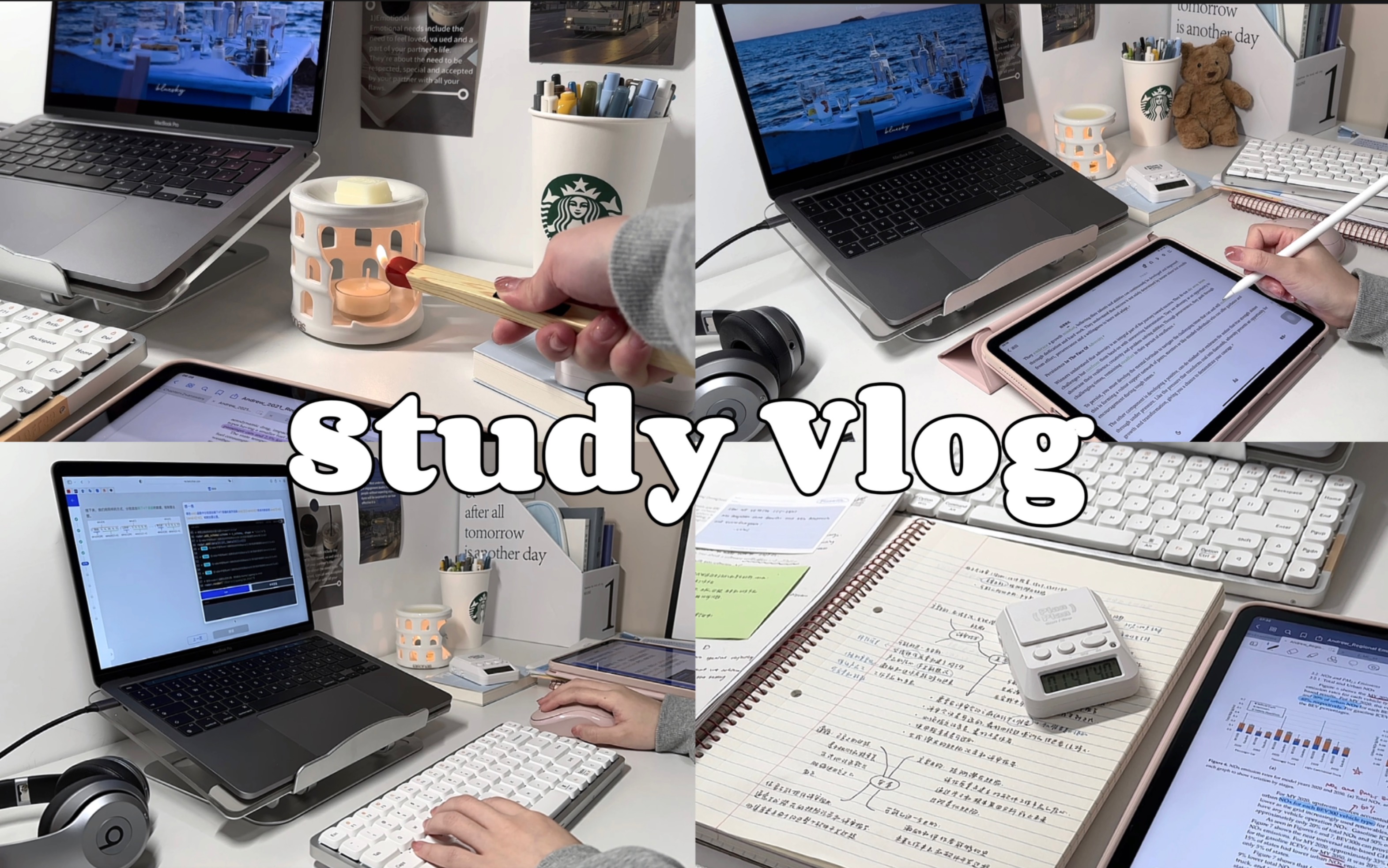 Study Vlog｜5点早起⏰晨间学习·学习浓度高%｜学Python-川和木子-川和木子-哔哩哔哩视频