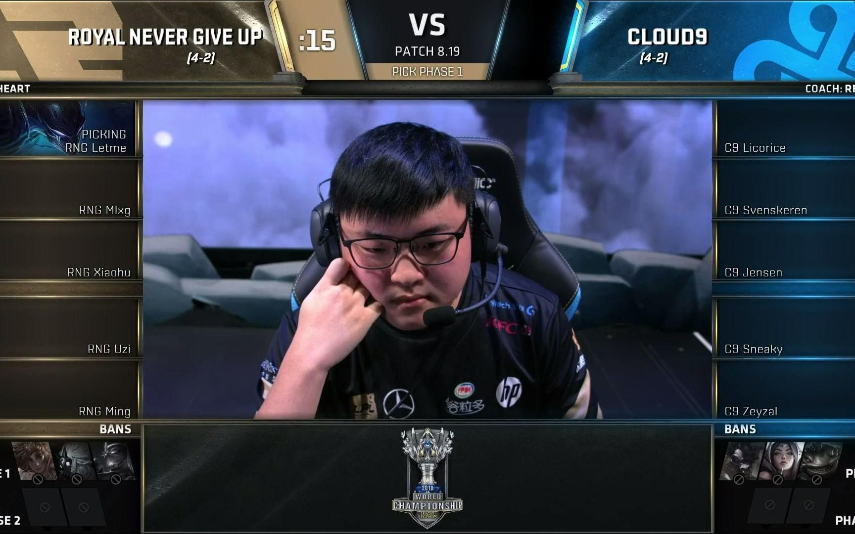 S8小组赛RNG vs C9加赛（解说不会打的团-RNG教你打）_哔哩哔哩_bilibili