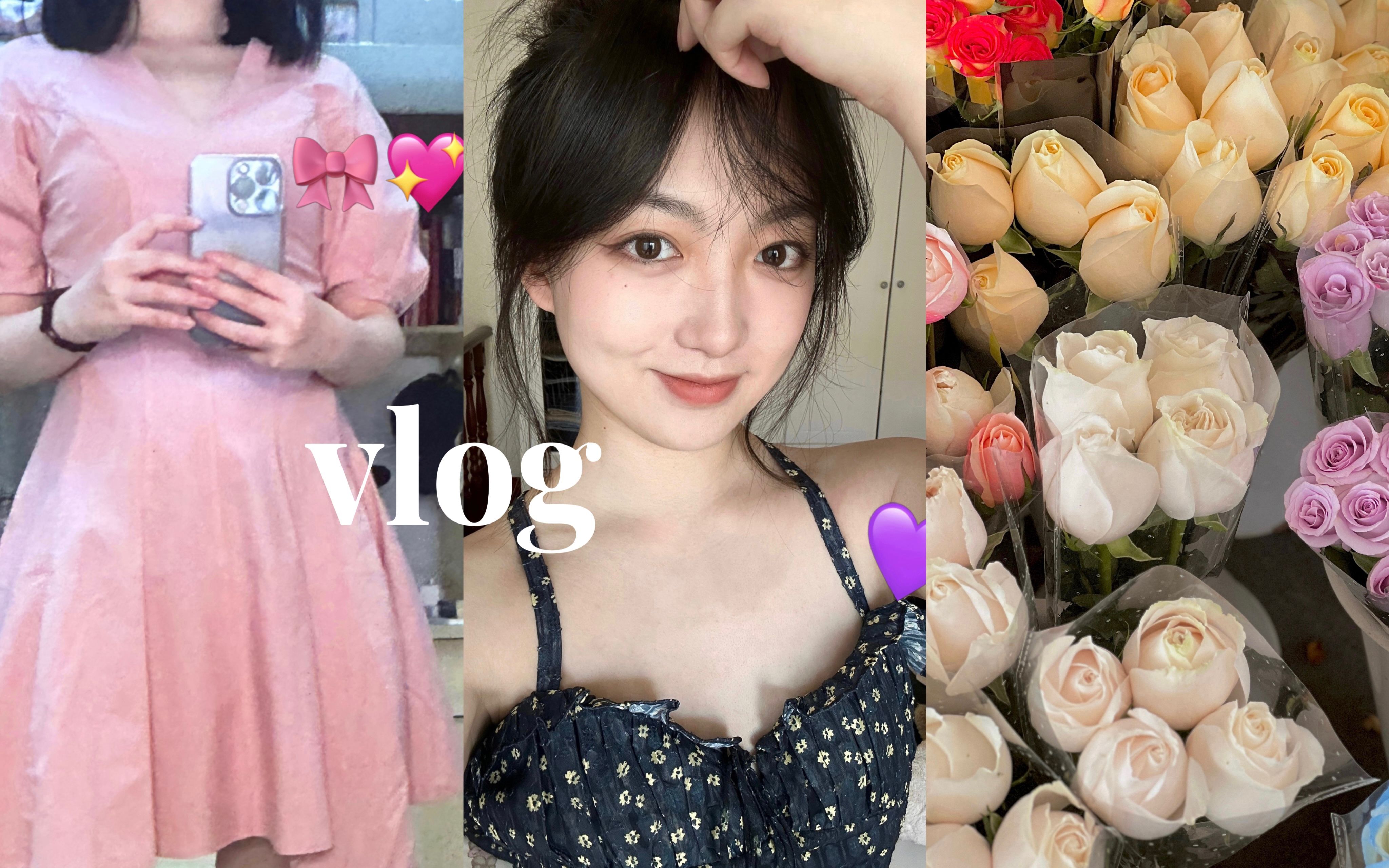 YIWEN♡VLOG | 研二下学校日常｜luneurs焦糖海盐🍦｜东迪春日挂件｜red valentino｜超自然假睫毛｜seooocookie-YIWWWWEN-YIWWWWEN-哔哩哔哩视频