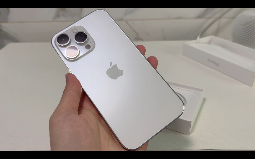 iPhone 14 Pro Max 银色开箱 纯享版 纪念向_哔哩哔哩_bilibili