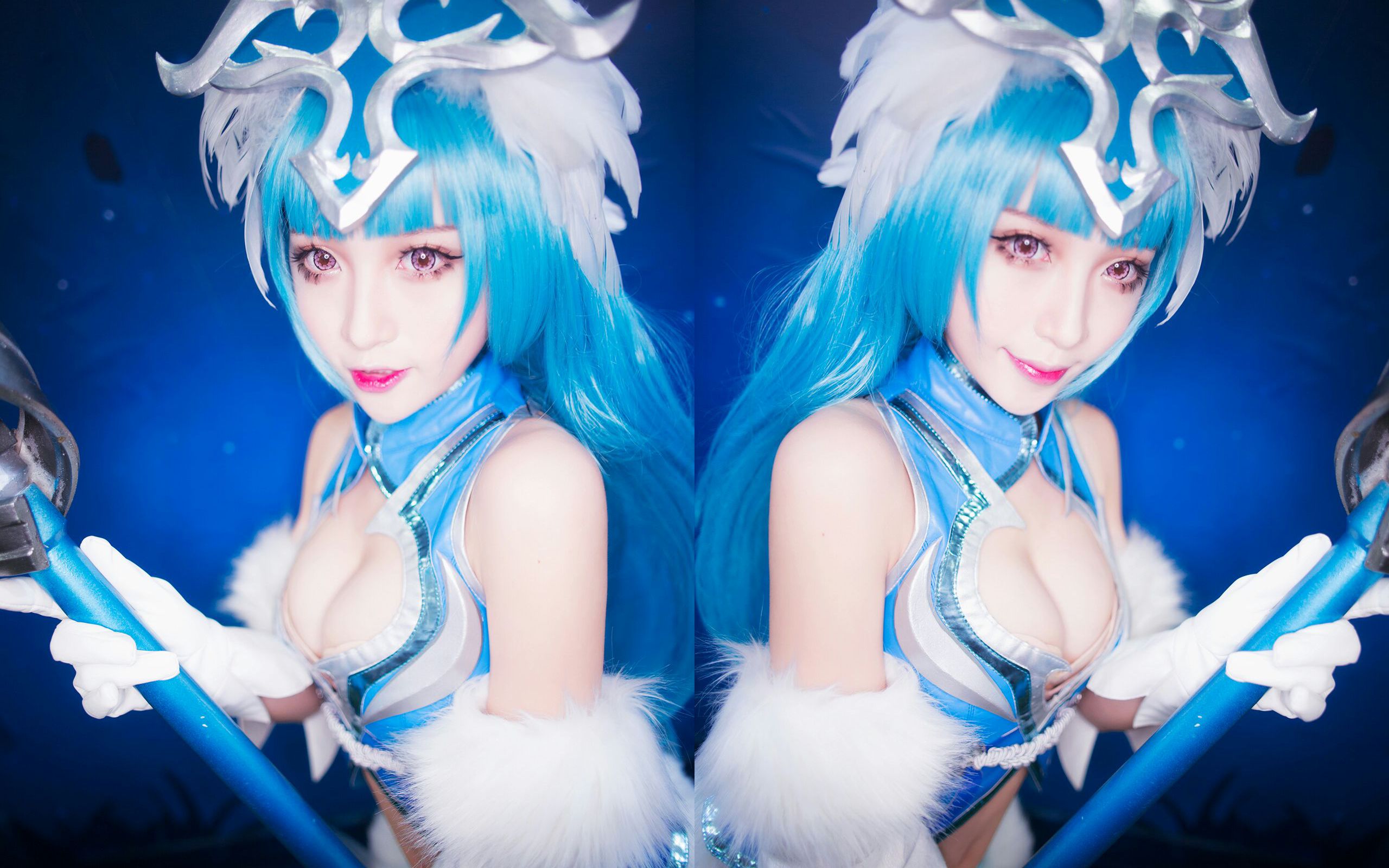 【王昭君cos】2017年QQJOY王者荣耀表演秀_哔哩哔哩_bilibili