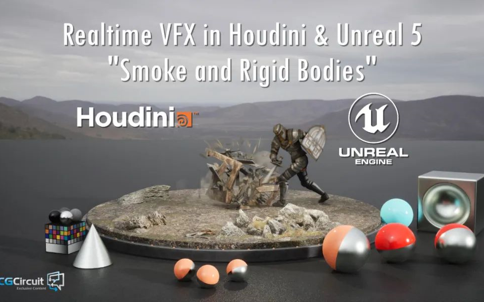 HOUDINI与UE5的实时特效 Realtime VFX in Houdini & Unreal 5_哔哩哔哩_bilibili