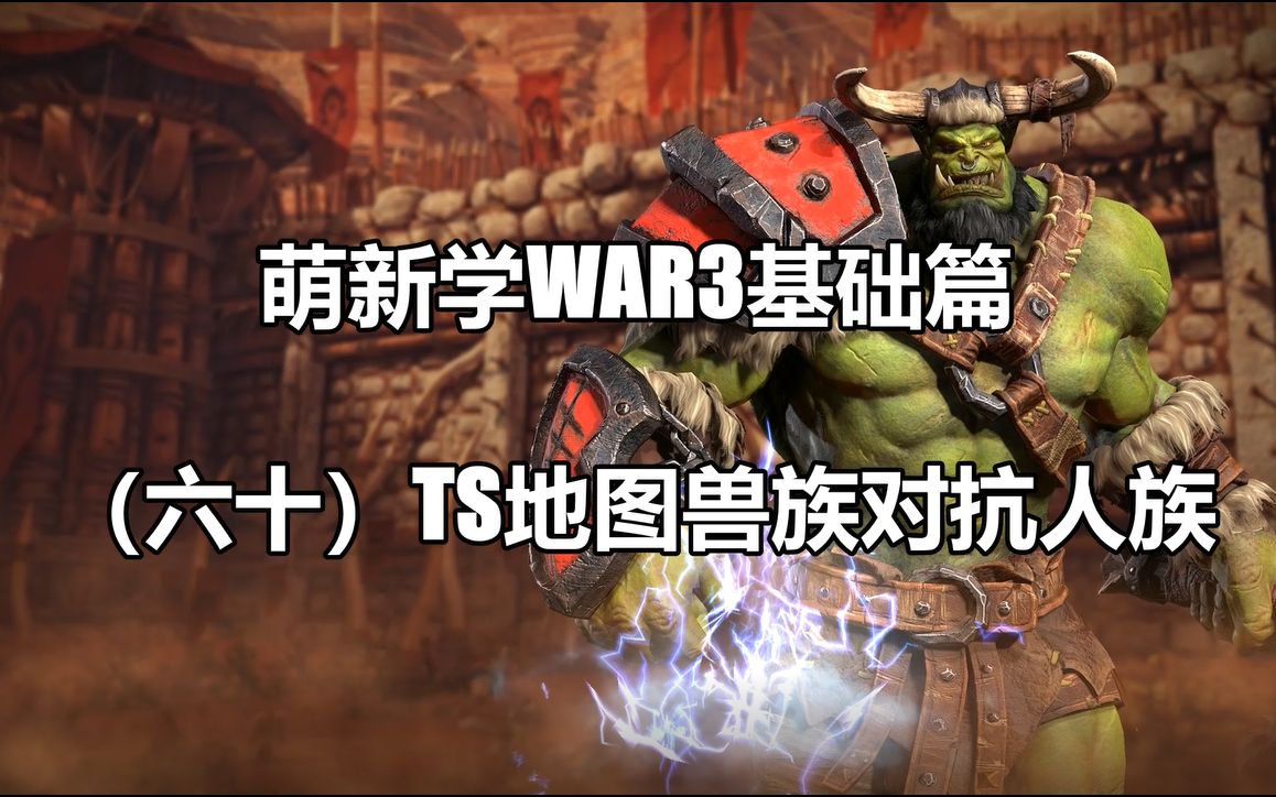萌新学war3基础篇（六十）TS地图兽族对抗人族MK开矿打法讲解_哔哩哔哩_bilibili