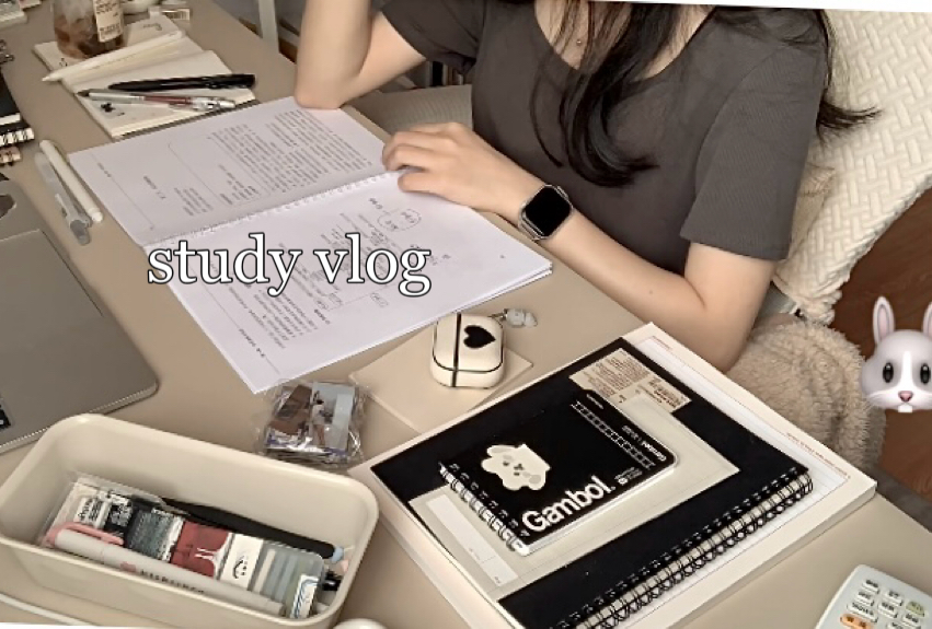 study vlog 107｜迎着早晨的阳光study with me｜宅家学习8.5H｜暑期自律大作战-myvivi_-myvivi_-哔哩哔哩视频