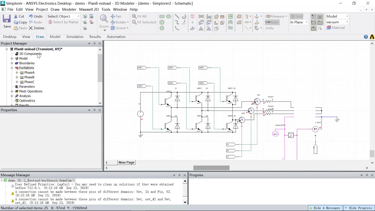 Ansys Simplorer和Matlab Simulink联合仿真永磁同步电机矢量控制_哔哩哔哩_bilibili
