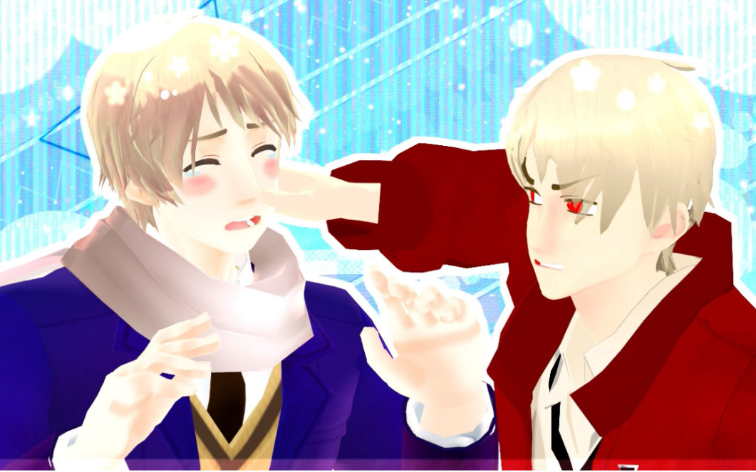 【APH/MMD】夕景昨日【雪兔组】_哔哩哔哩_bilibili