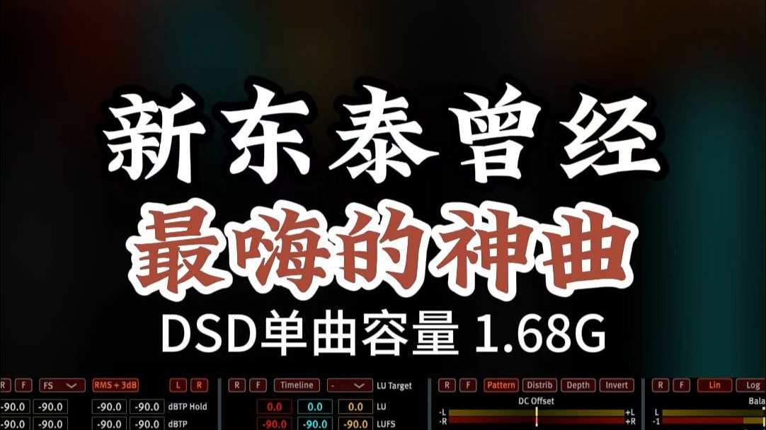 劲爆DJ，新东泰曾经最嗨的神曲，708090的回忆！DSD完整版1.68G，顶级hifi音乐，百万调音师专业录音棚制作-车音乐_百万调音师-车音乐_百万调音师-哔哩哔哩视频