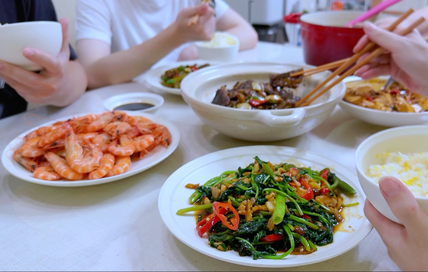 香港一家四口｜日常｜晚餐vlog-莫默mok-莫默mok-哔哩哔哩视频