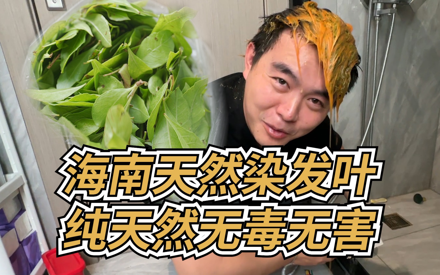 90块买了一斤可以染发的树叶，海南人都用的“指甲叶”真能纯天然染发吗 翔翔大作战 翔翔大作战 哔哩哔哩视频 