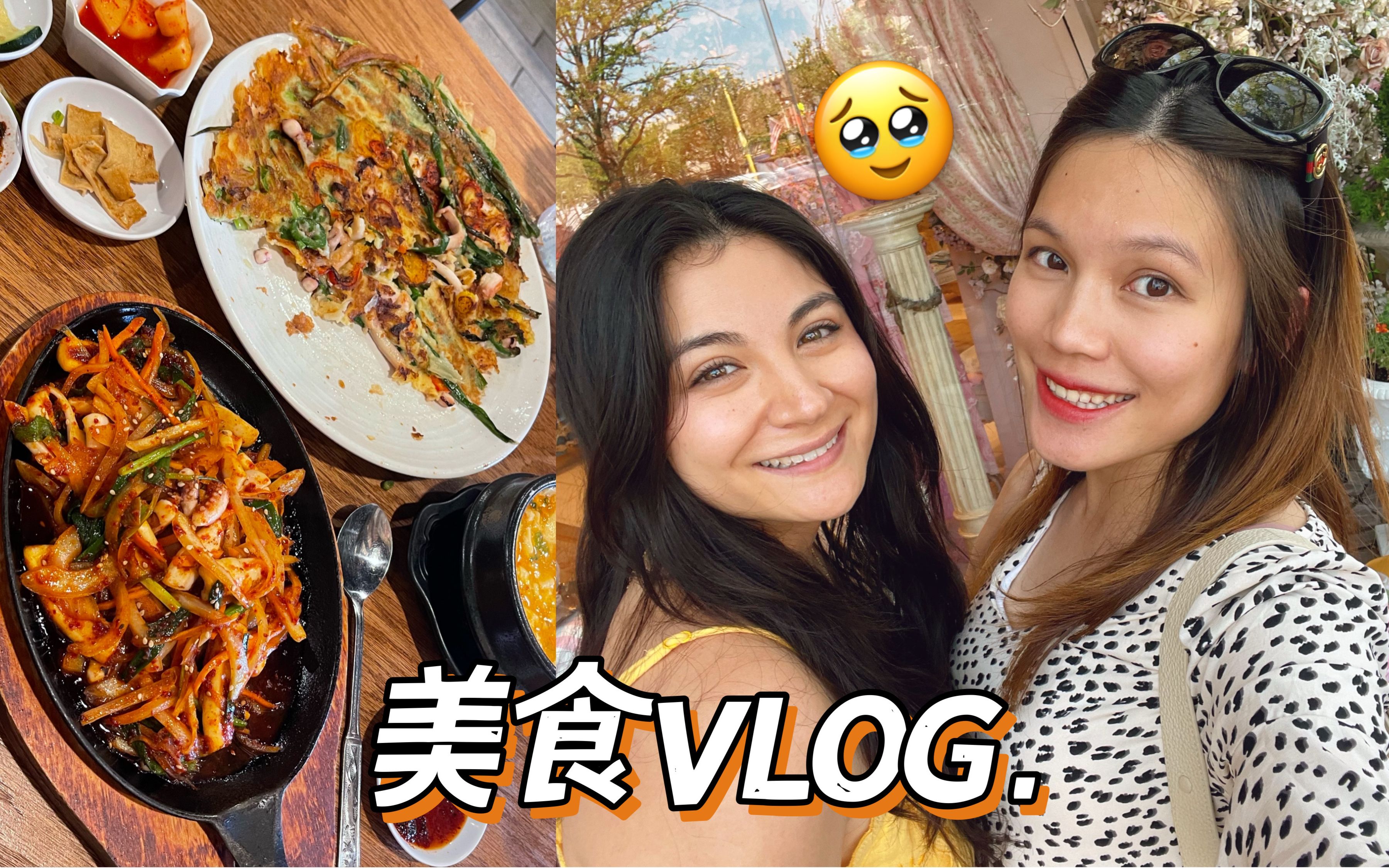 带闺蜜吃遍了达拉斯的美食!!! 中日韩美料理｜肠粉｜奶茶汉堡-hellotina陈甜甜-hellotina陈甜甜-哔哩哔哩视频