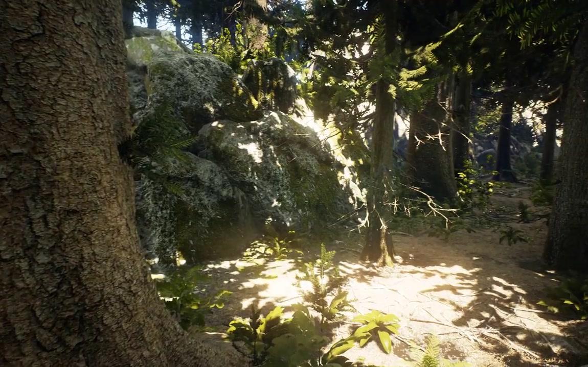 Unreal Engine 4 - Photorealistic Forrest 4K_哔哩哔哩_bilibili