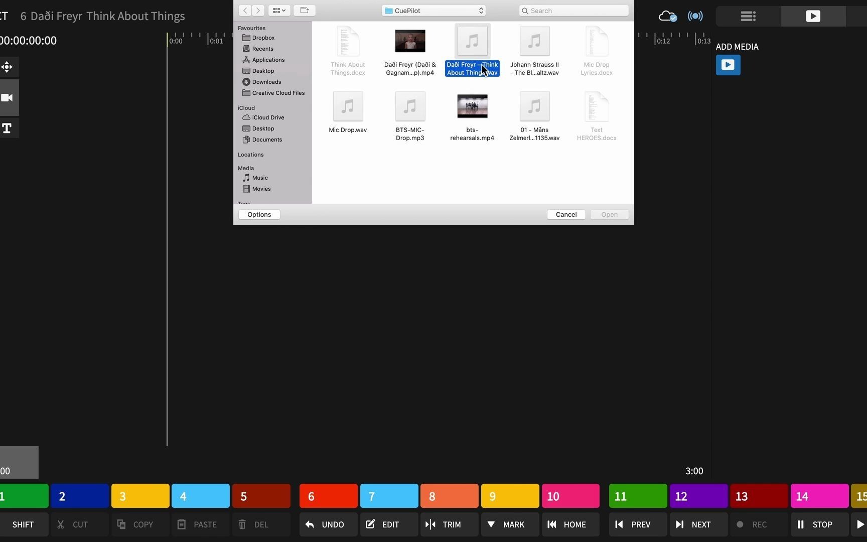 Tutorial 02 -CuePilot 6 教程02-增加媒体和歌词轨道 Adding Media & Lyrics_哔哩哔哩_bilibili