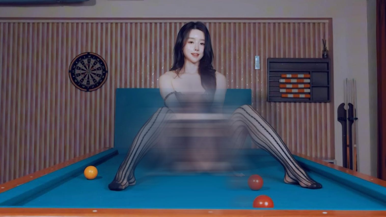 韩国性感丝袜内衣美女大长腿模特台球小姐姐-tutudiy-tutudiy-哔哩哔哩视频