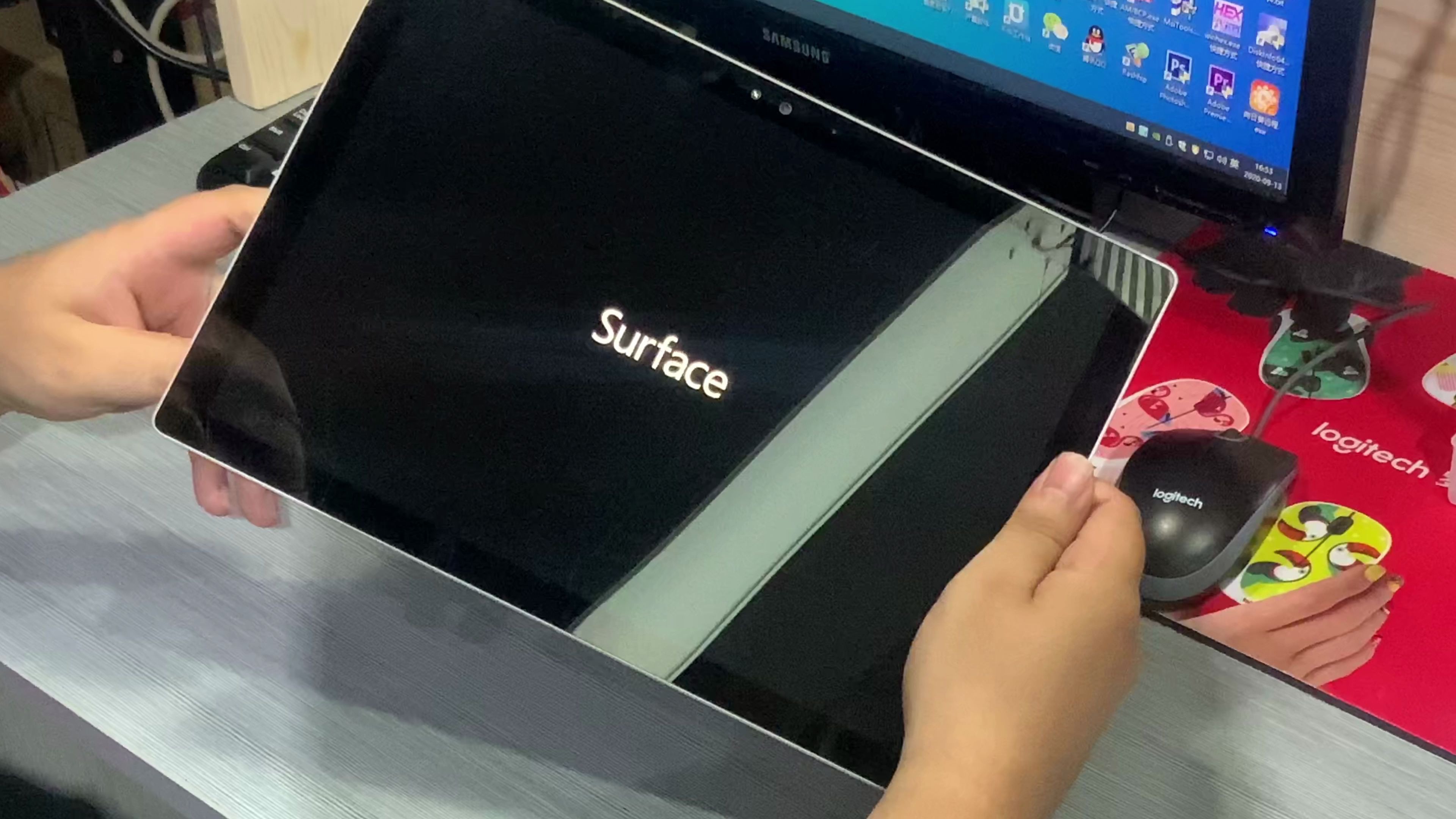 surface pro 4（iFixit2分）更换屏幕解决抖屏通病。拆屏翻车赔电池！_哔哩哔哩_bilibili