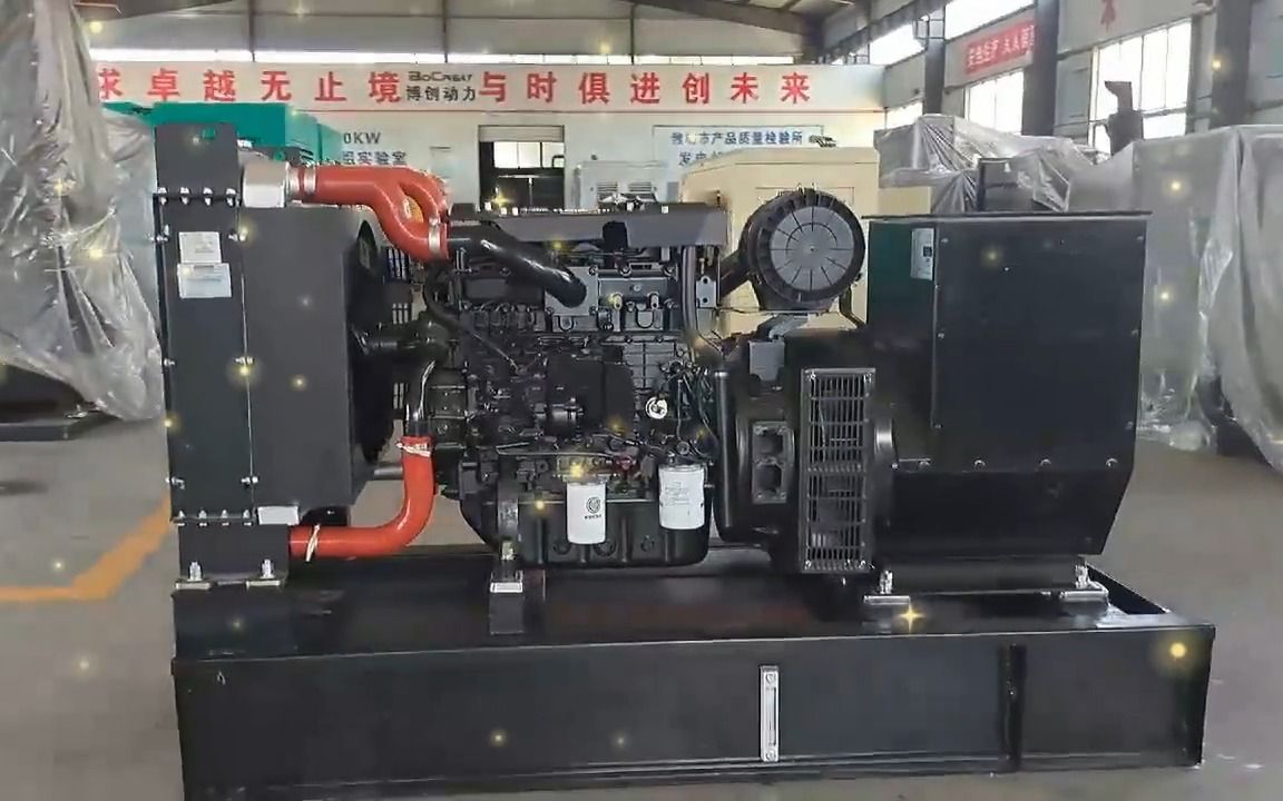 潍柴80KW发电机组 #备用电源#可定制_哔哩哔哩_bilibili